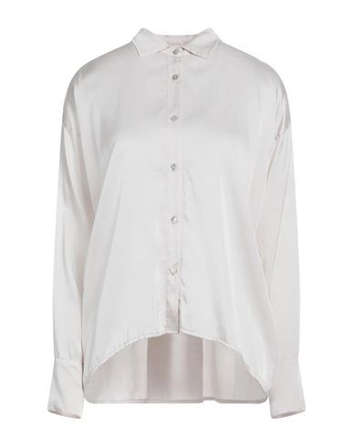 Crossley Shirt Size Silk, Elastane - Light Grey