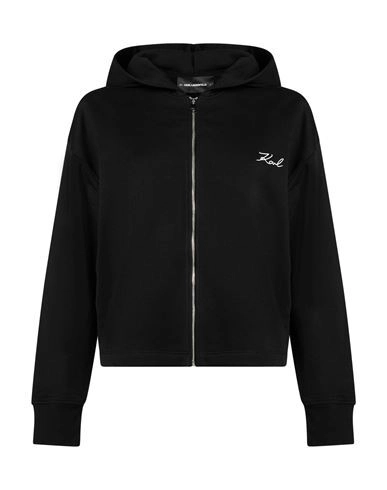 Karl Lagerfeld Organic Cotton And Recycled Polyester Hooded Sweatshirt