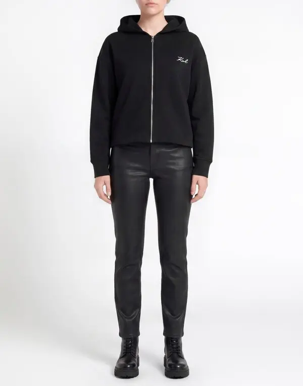 Karl Lagerfeld Organic Cotton And Recycled Polyester Hooded Sweatshirt