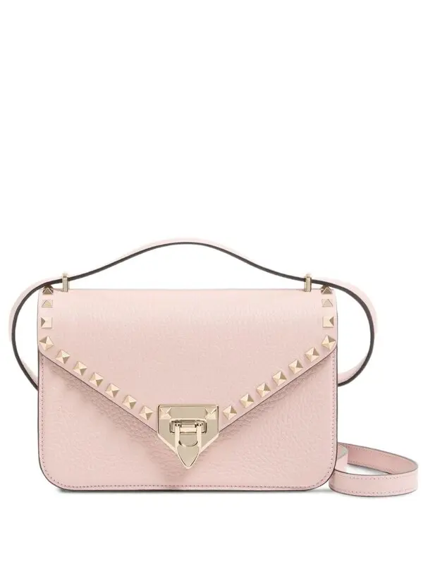 Valentino Garavani Rockstud Suede Leather Shoulder Bag