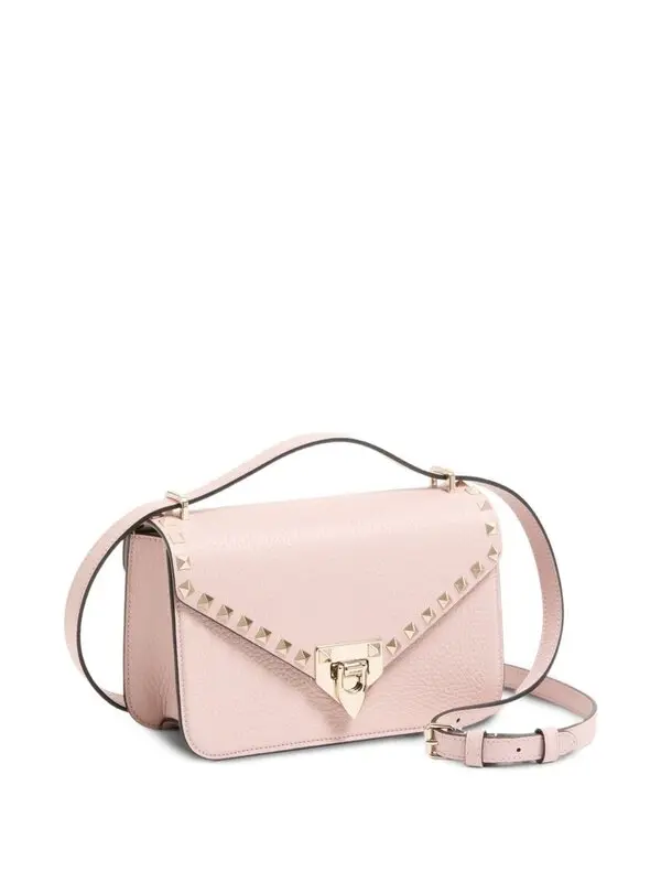 Valentino Garavani Rockstud Suede Leather Shoulder Bag