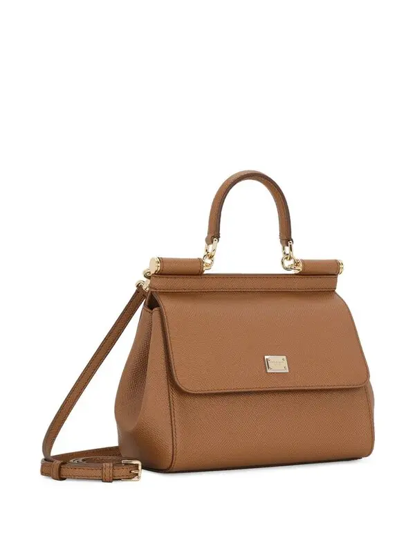 Dolce & Gabbana Sicily Medium Leather Handbag