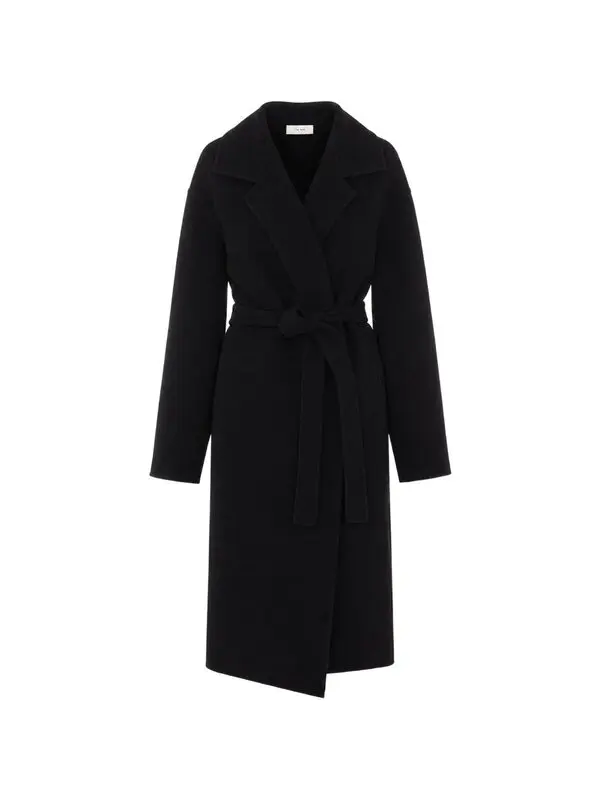 THE ROW Ciara Wool Long Coat - Black