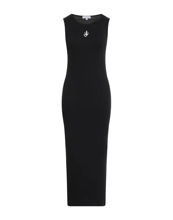 JW Anderson Ribbed Cotton Midi Dress