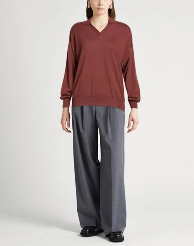 Peserico Sweater Brick Size Virgin Wool