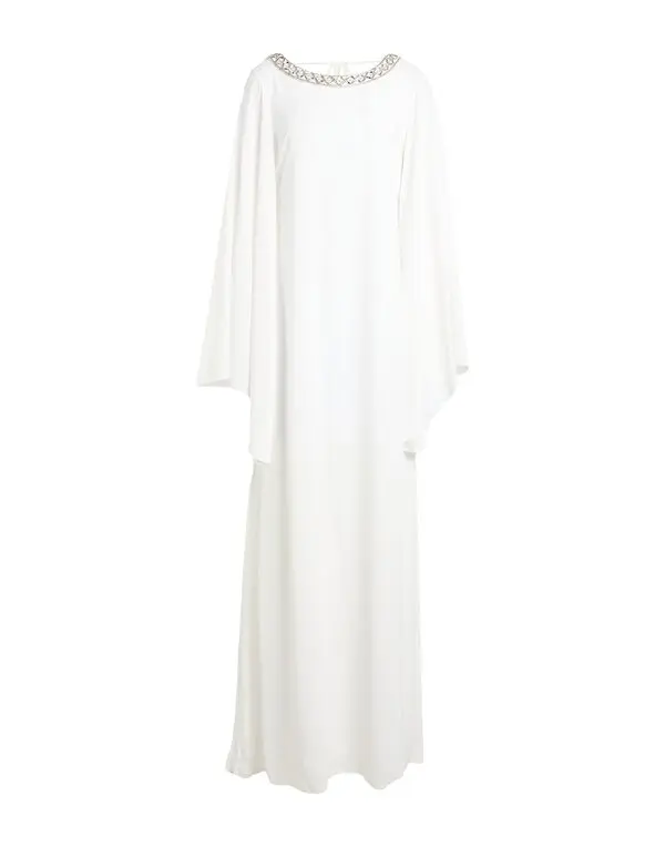 Amen Maxi Dress Light Size Acetate, Silk, Elastane - White