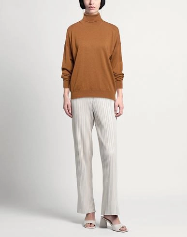 SOLOTRE Turtleneck Camel Size Wool