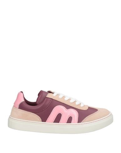 Momoni Sneakers Burgundy Size Leather - Red