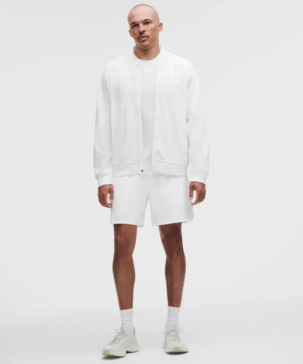 Lululemon Textured Swift Tennis Short 7 - White/white