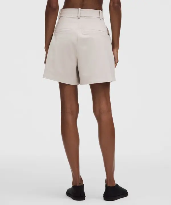 Lululemon Daydrift Pleated High-rise Short 5 - Downtown Tan