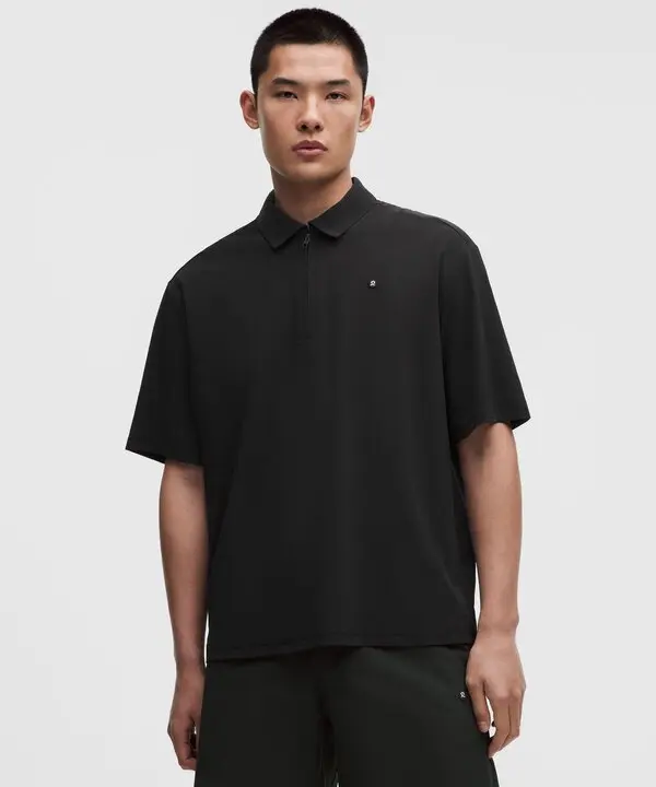 Lululemon Oversized Golf Polo Shirt - Black