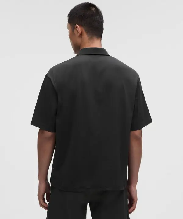 Lululemon Oversized Golf Polo Shirt - Black