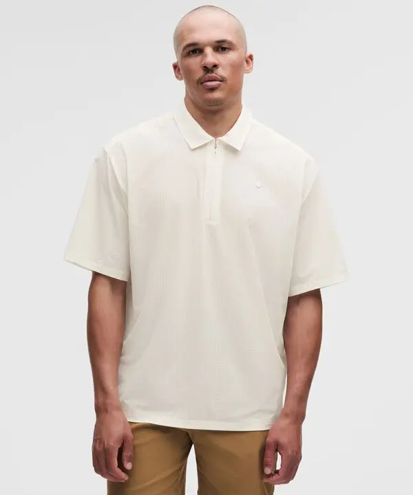 Lululemon Oversized Golf Polo Shirt - Coconut Ivory