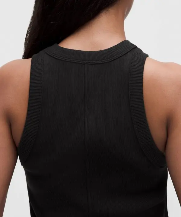 Lululemon Ribbed Heavyweight Cotton-blend Midi Dress - Black