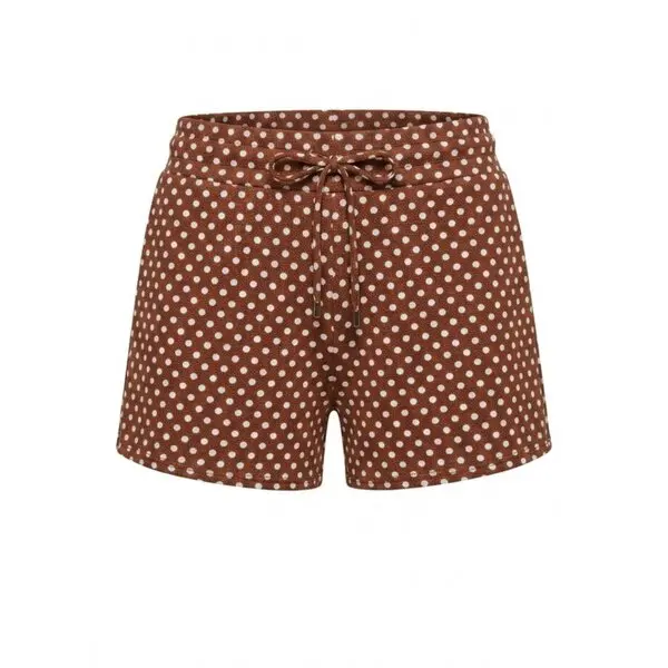 BEFITNESSLOU Brown / White Short Cb Polkadot Comfy Brown & White - Brown/white