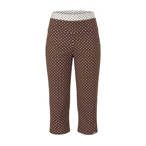 BEFITNESSLOU Brown / White Capri Cb Polkadot Brown & Off White