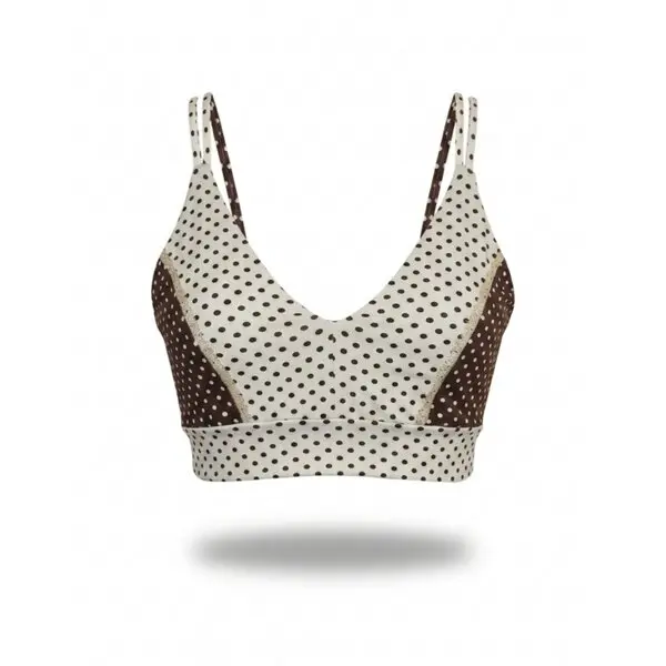 BEFITNESSLOU Brown / White Bra Cb Polkadot Brown & Off White