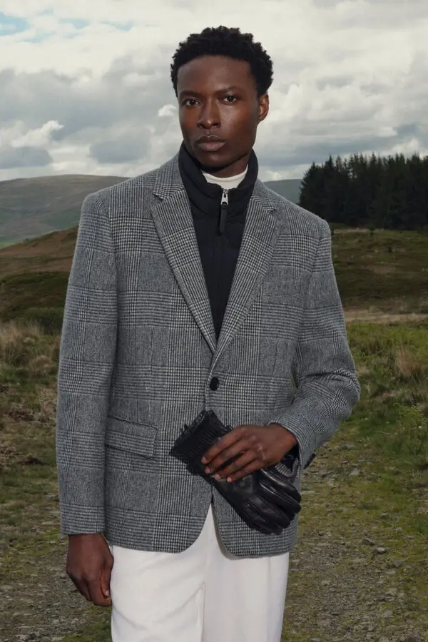 Mackage Sutton-pl Plaid Wool Coat