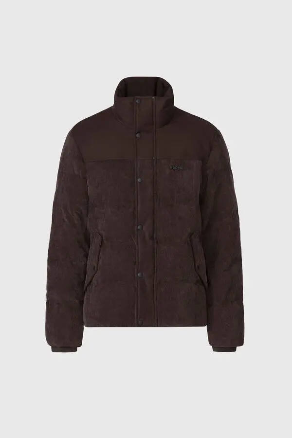 Mackage Everett-cdy Down Corduroy Jacket - Coffee