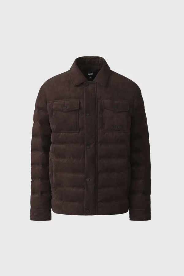 Mackage Cohen-cdy Corduroy Jacket - Coffee