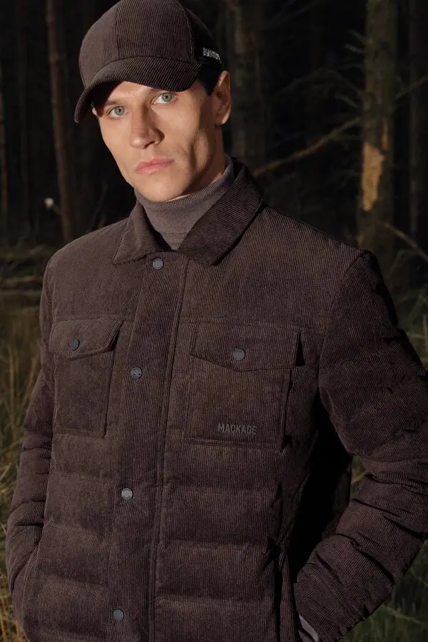 Mackage Cohen-cdy Corduroy Jacket - Coffee