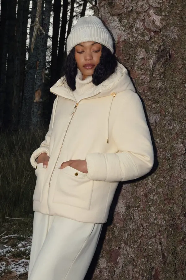 Mackage Singa Recycled Nylon Jacket - Cream