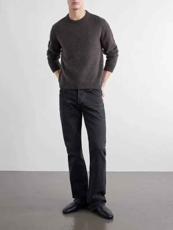 TOTEME Camel Hair Knit Sweater