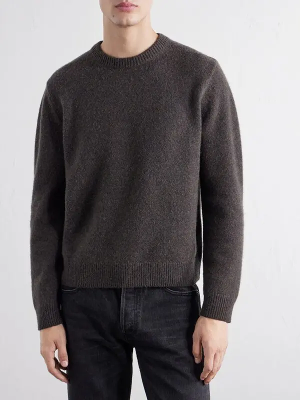 TOTEME Camel Hair Knit Sweater