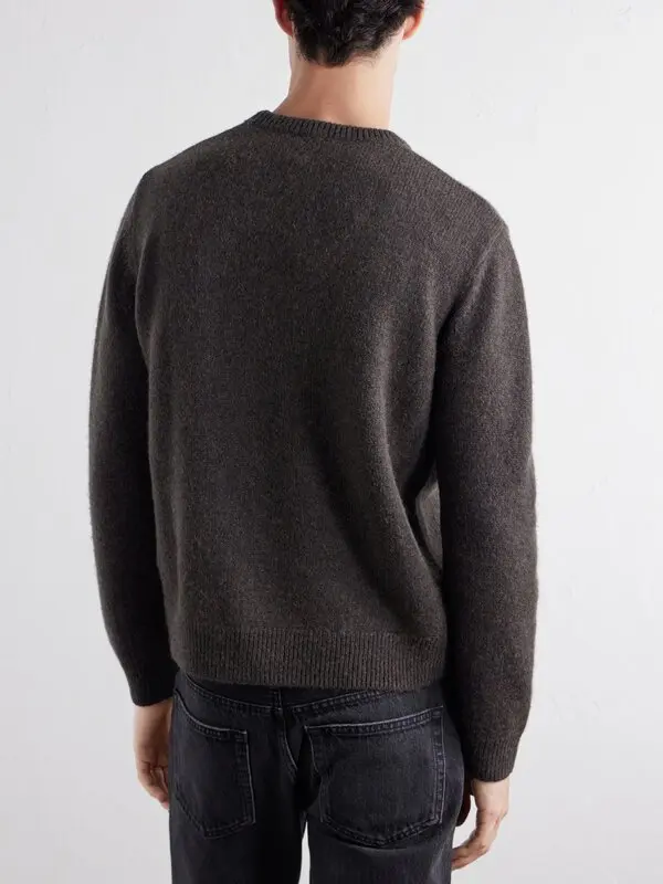 TOTEME Camel Hair Knit Sweater
