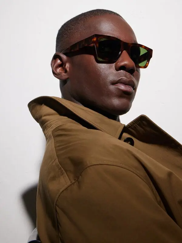 TOTEME Square Frame Acetate Sunglasses