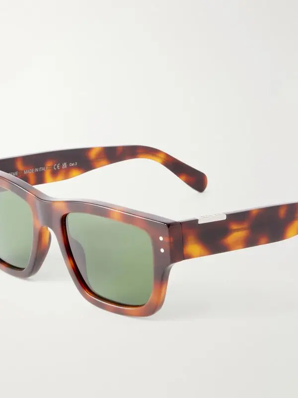 TOTEME Square Frame Acetate Sunglasses