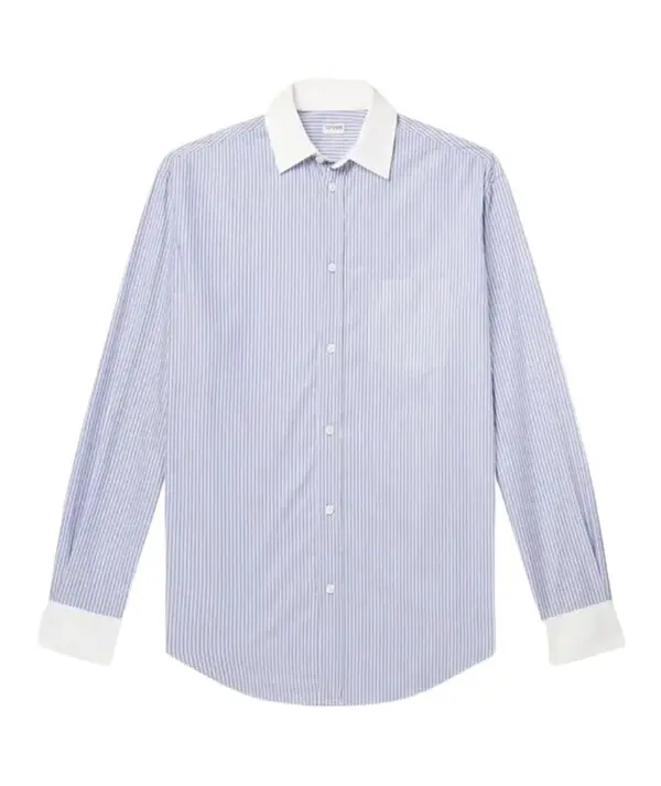 TOTEME Striped Cotton-poplin Shirt