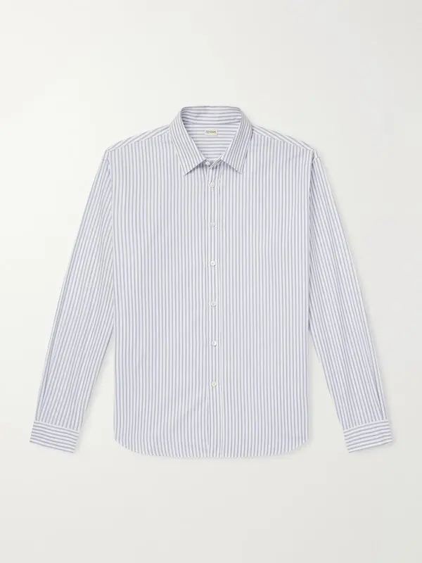 TOTEME Striped Cotton-poplin Shirt