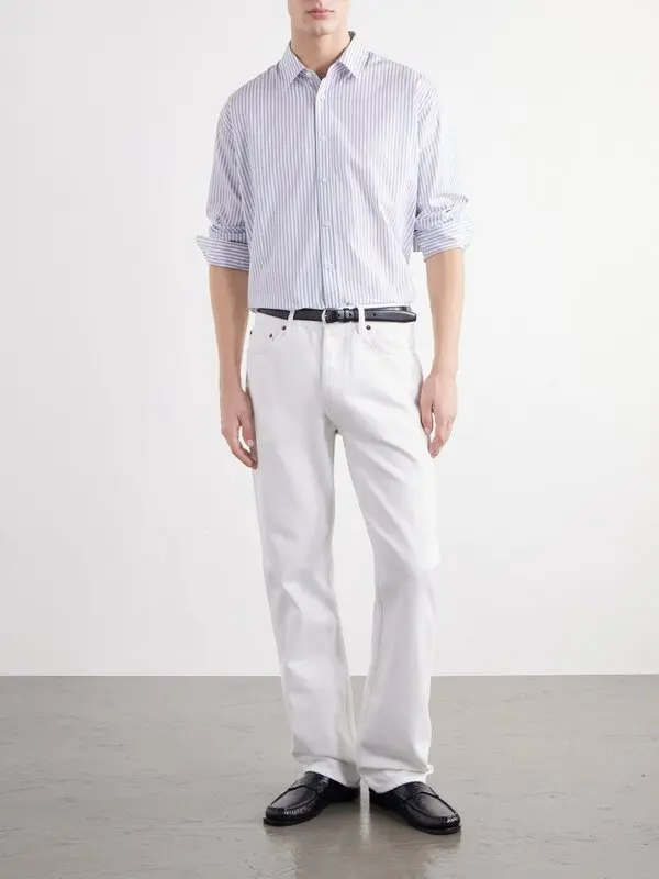 TOTEME Striped Cotton-poplin Shirt