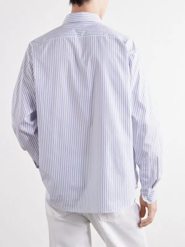 TOTEME Striped Cotton-poplin Shirt