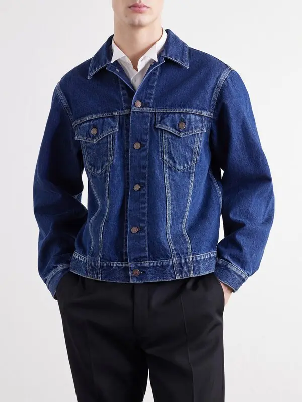 TOTEME Denim Trucker Jacket - Blue