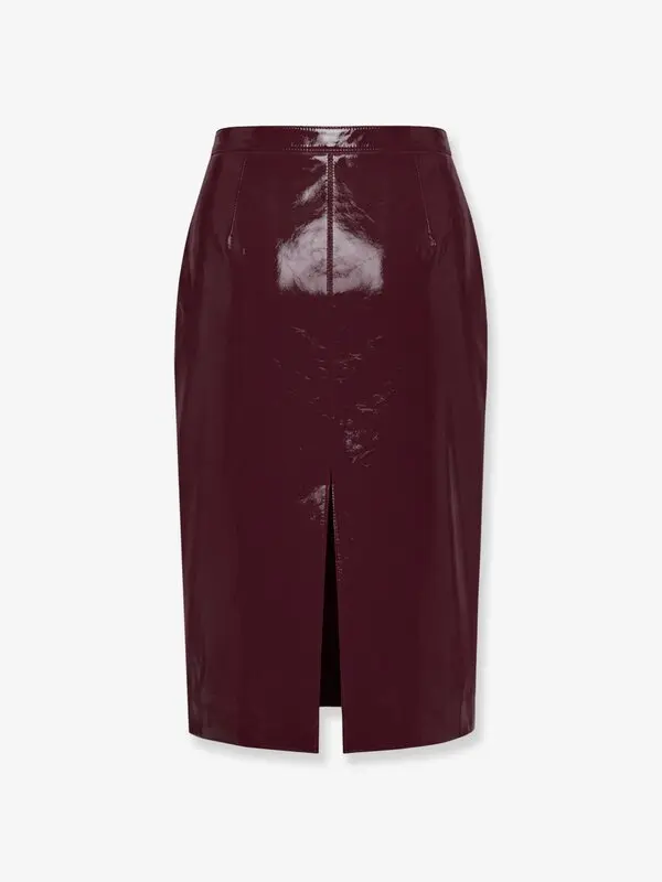 SELF-PORTRAIT Vinyl Midi Skirt