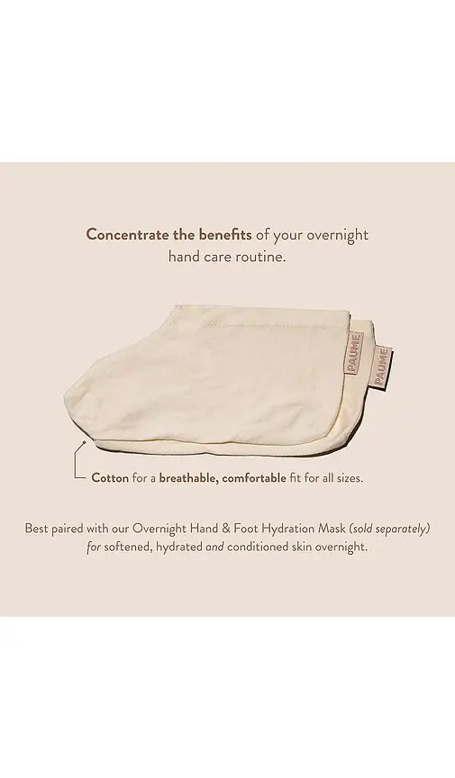 PAUME Cotton Overnight Socks In Nude