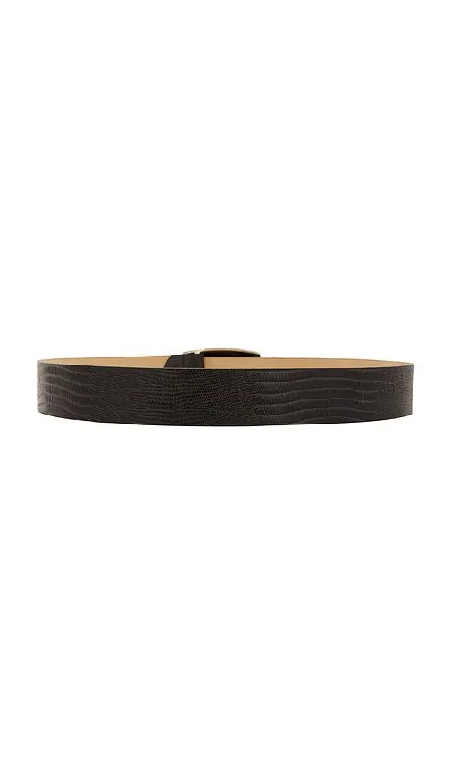 L'Agence Milou Domed Belt In Black