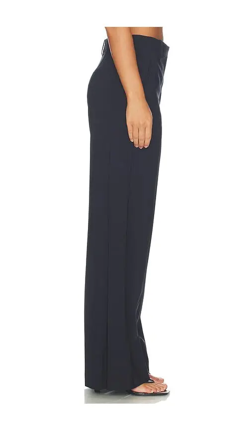 Theory Classic Pleated Trousers In Navy