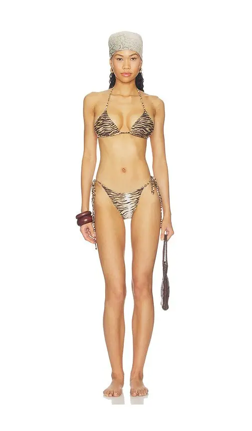 Frankies Bikinis X Devon Lee Carlson Mackenzie Bikini Bottom In Brown