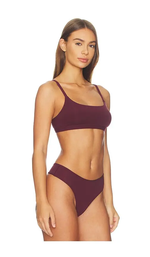 SKIMS Fits Everybody Scoop Bralette In Purple