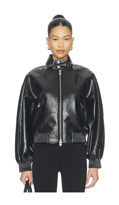 AGOLDE Nova Bomber Jacket - Black