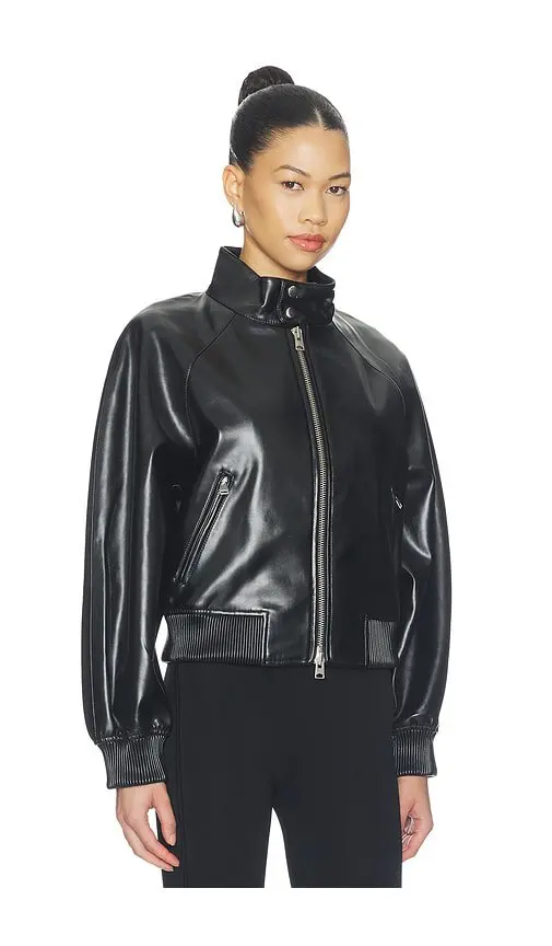 AGOLDE Nova Bomber Jacket - Black