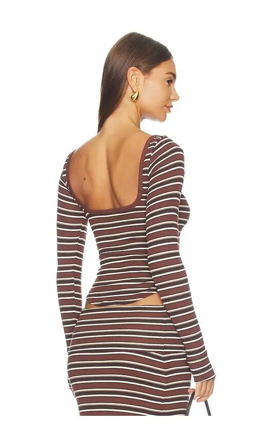 AFRM Madsen Top In Chocolate