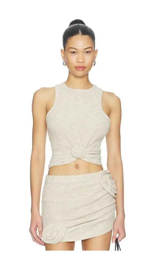 Magda Butrym Sleeveless Tank Top - Beige