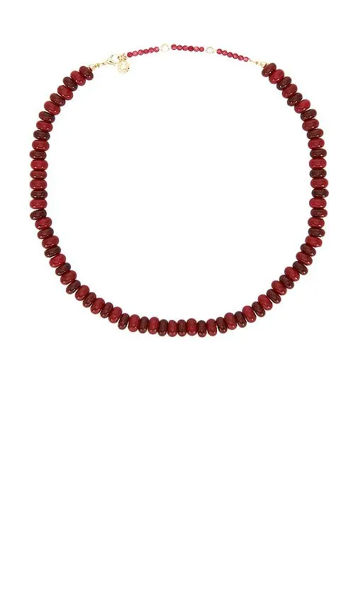 Baublebar Joyce Semi Precious Beaded Necklace - Red