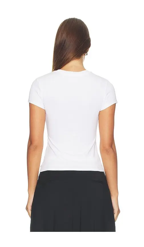 Alexander Wang Fitted Tee With Hotfix Card Graphic
