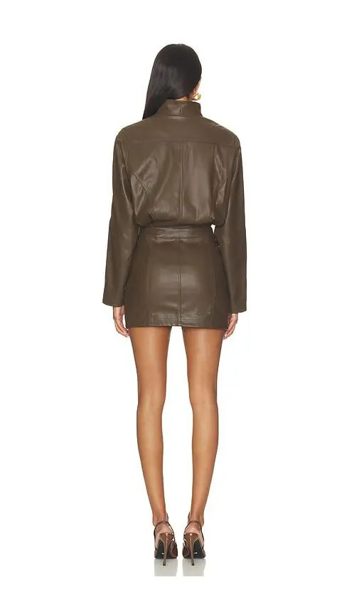 Ronny Kobo Maddix Dress In Chocolate