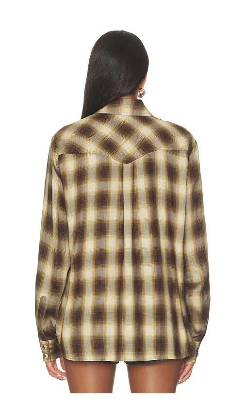 Ronny Kobo Tatie Shirt In Brown